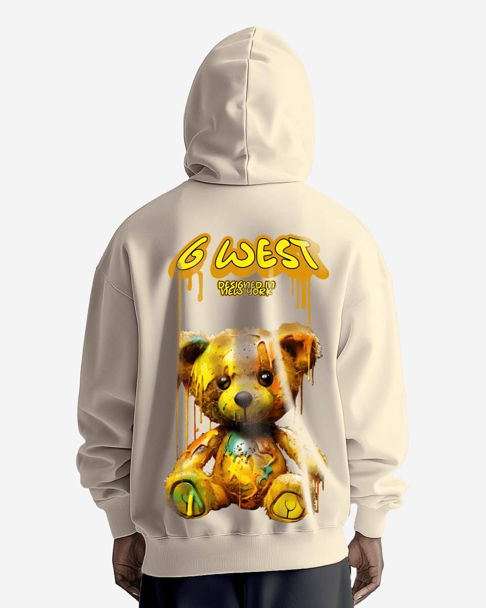 G West Drip Bear Hoodie Mens Style : Gwhlhd9007 - 4 Colors - G West