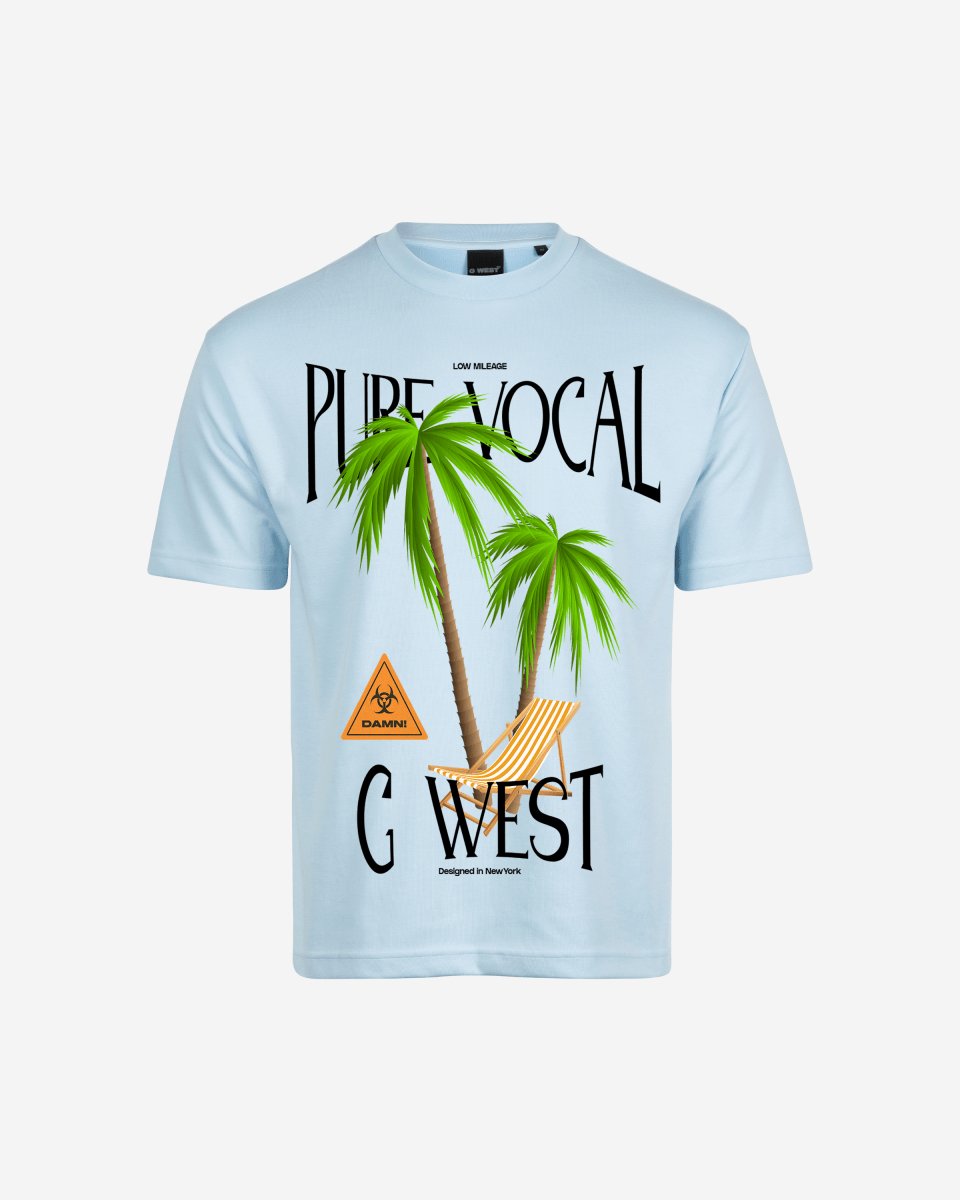 G West Oversize Pure Vocal T Shirt Gwppt9044 - 3 Colors - G West